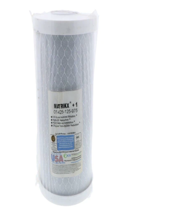 10″ BB Filtrex Matrikx CTO Plus Carbon Block 0.6 Mic Filter FILTER ...